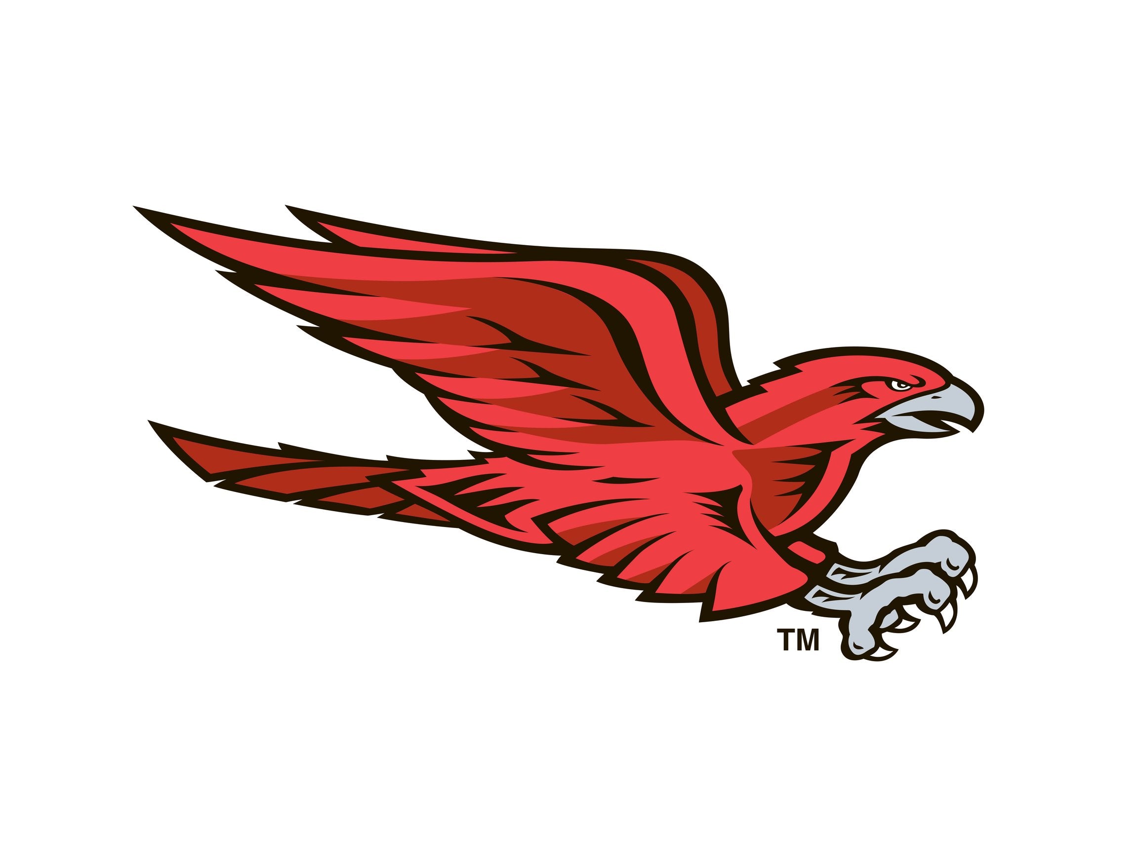 Rutgers Camden Scarlet Raptors Mascot White Yard Sign – ArtGlo